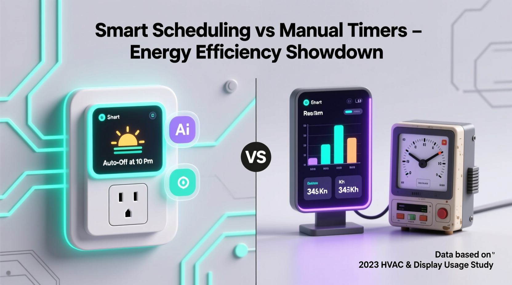 Smart Outlet Scheduling Vs Manual Timers For Energy Efficient Displays