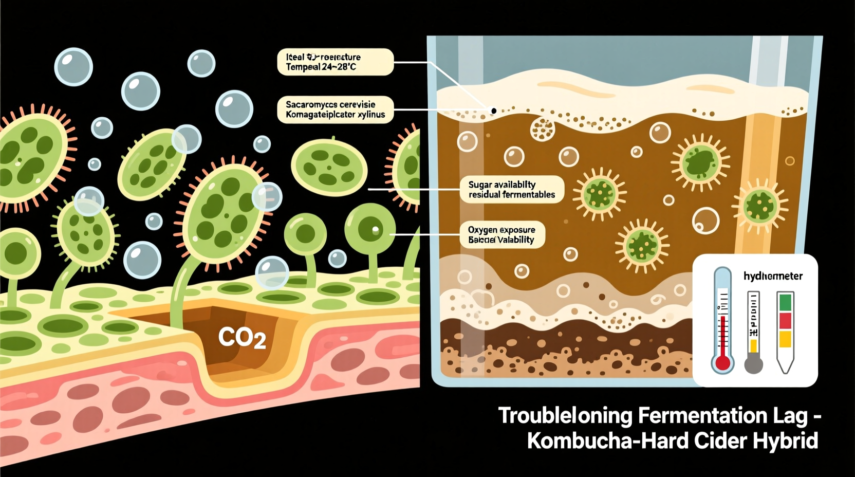 Why Does My Kombucha Hard Cider Hybrid Lack Carbonation And How To ...