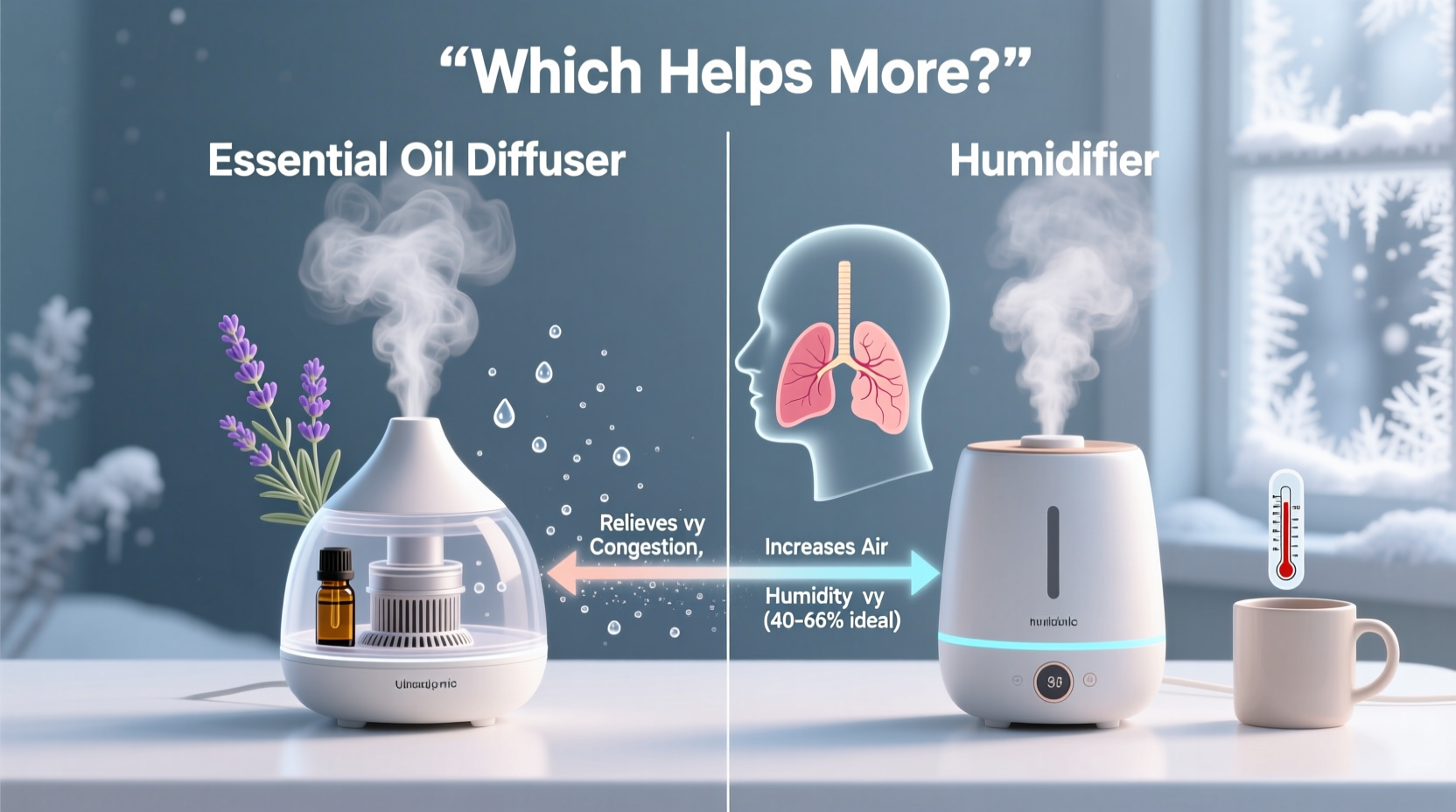 Essential Oil Diffuser Vs Humidifier For Dry Winter Air Which Helps ...