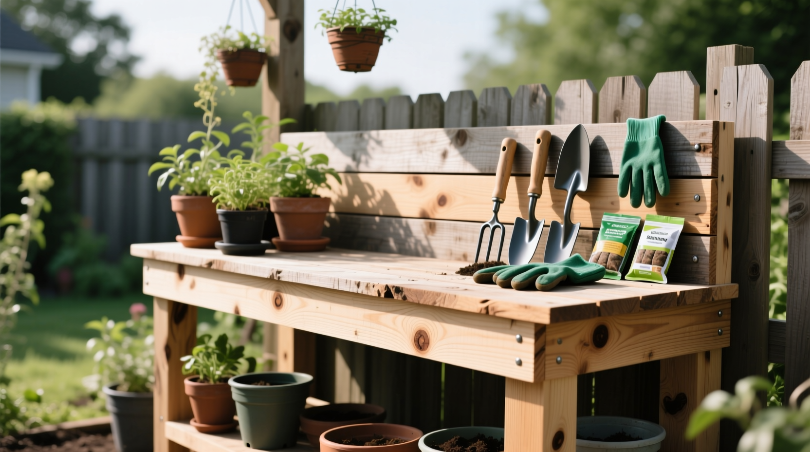 DIY Potting Bench Guide: Build Your Garden Workstation