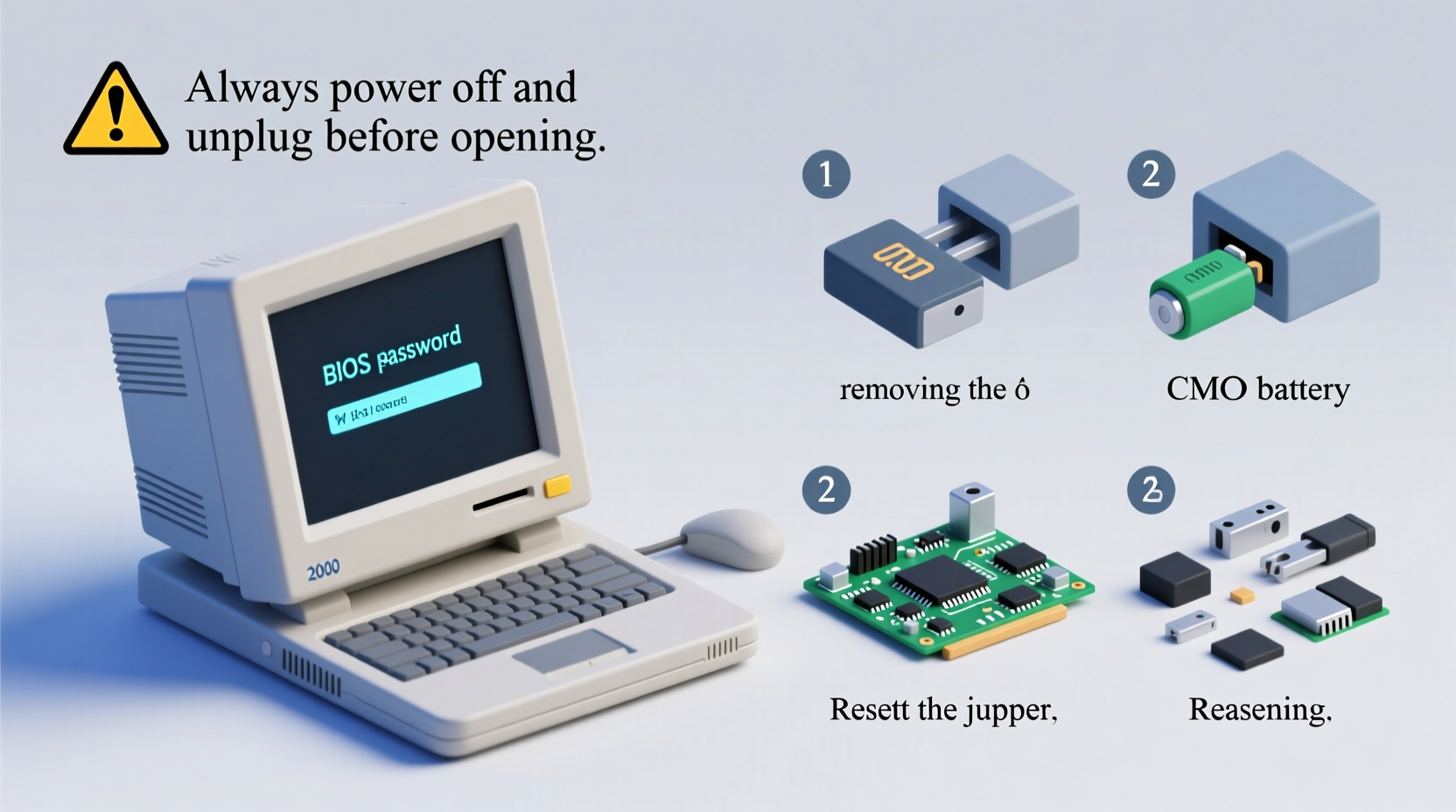How To Reset A Forgotten BIOS Password On Older Laptops Safely