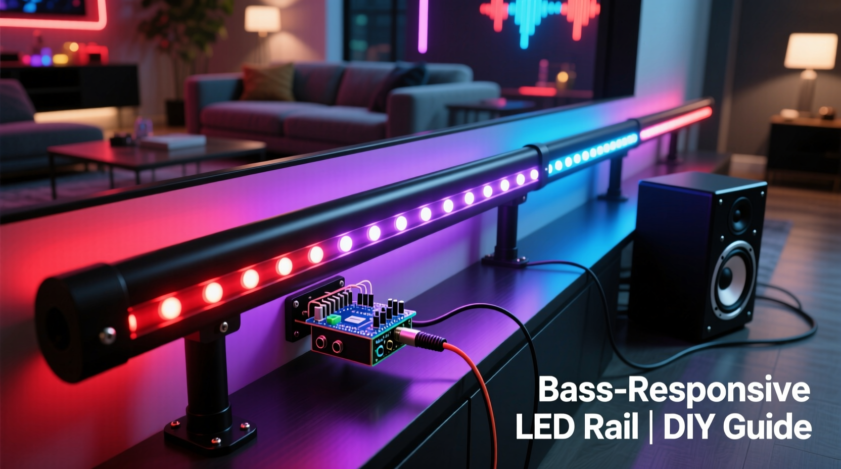 How To Build A Sound-reactive LED Bar Rail That Pulses With Bass ...