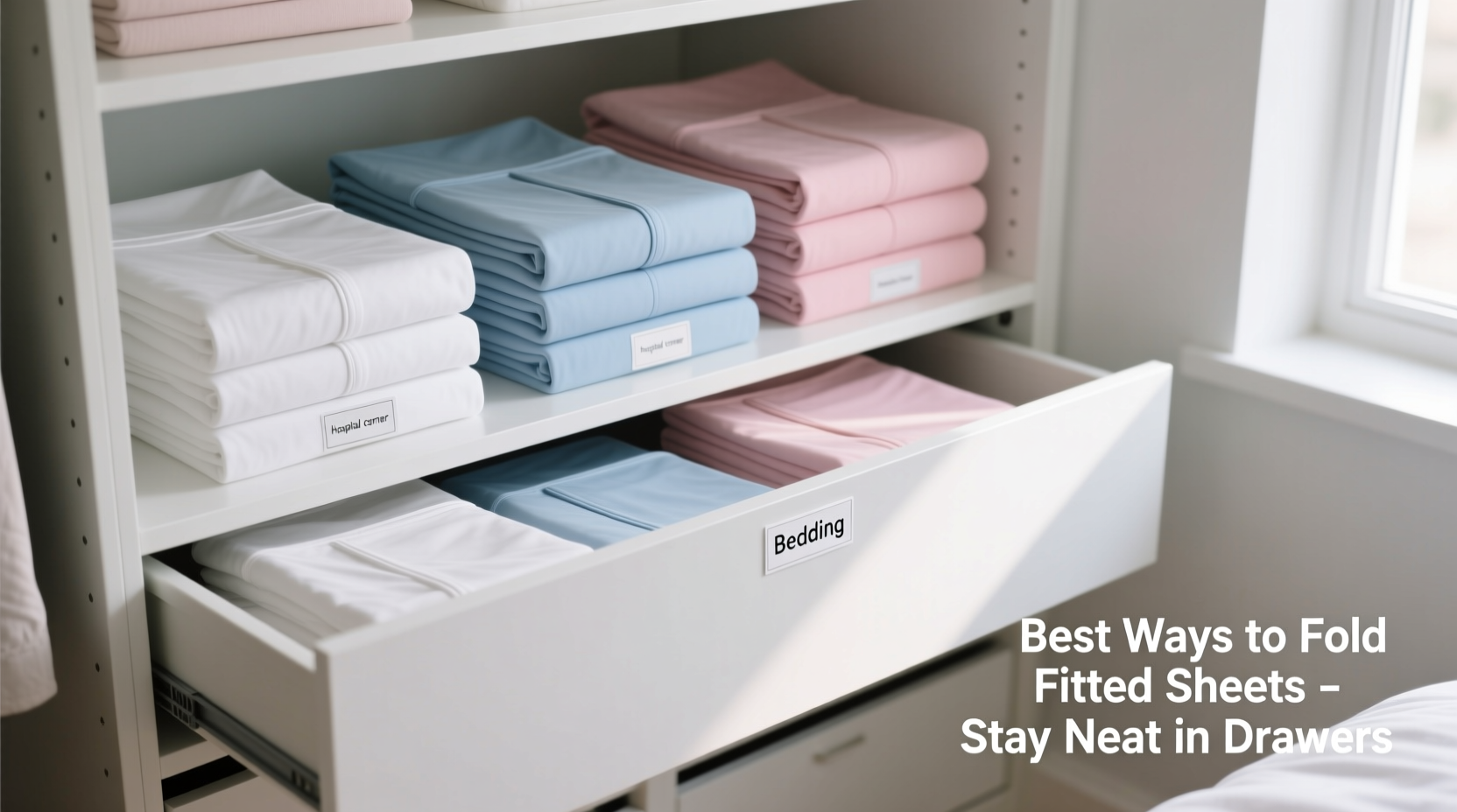 Best Ways To Fold Fitted Sheets So They Stay Neat In Drawers