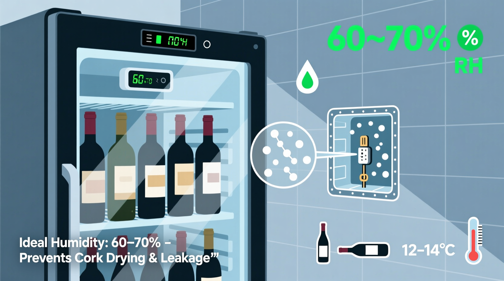 Wine Fridge Humidity Levels What’s Ideal And How To Monitor It