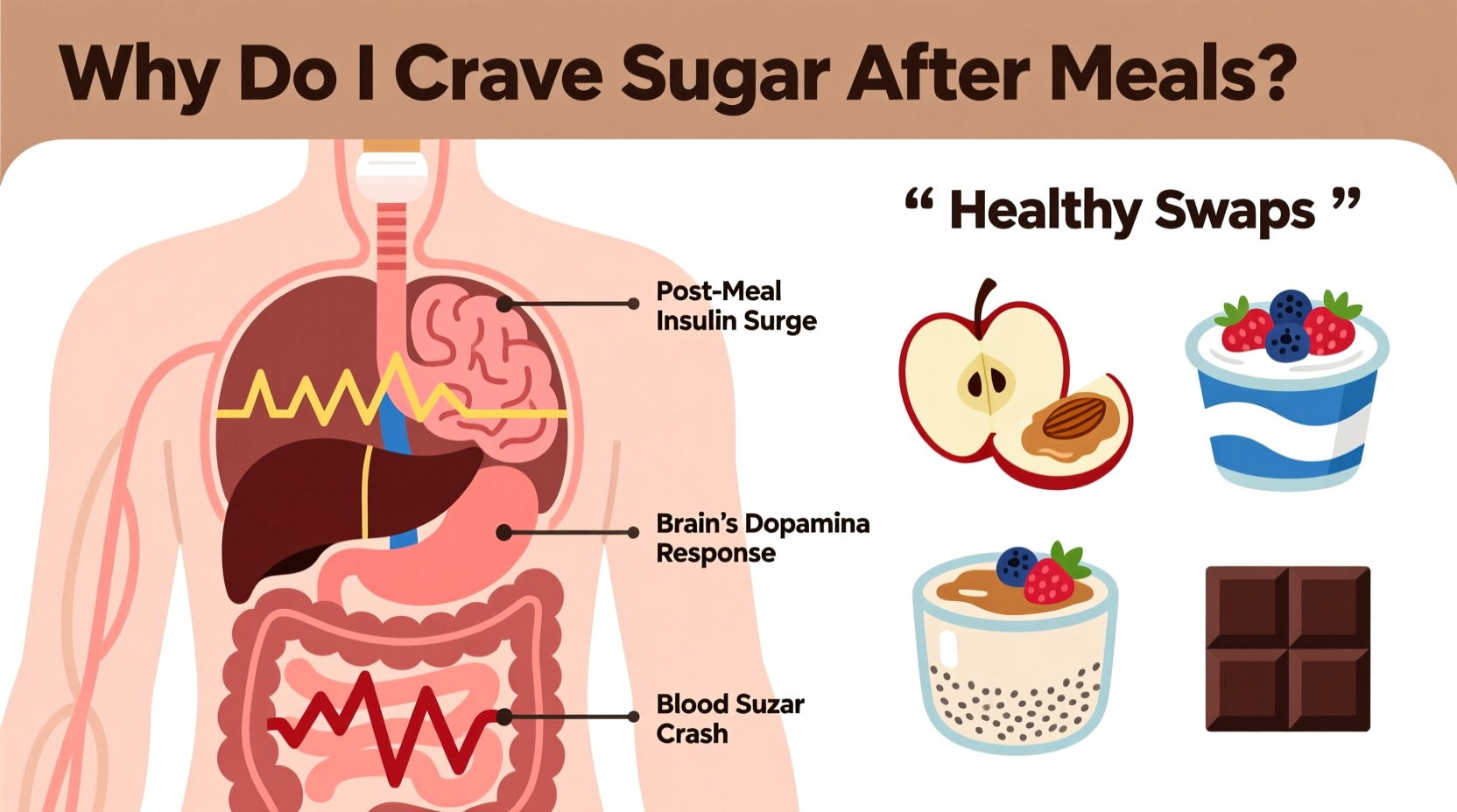 Why Do I Crave Sugar After Meals Biological Triggers And Healthy Swaps