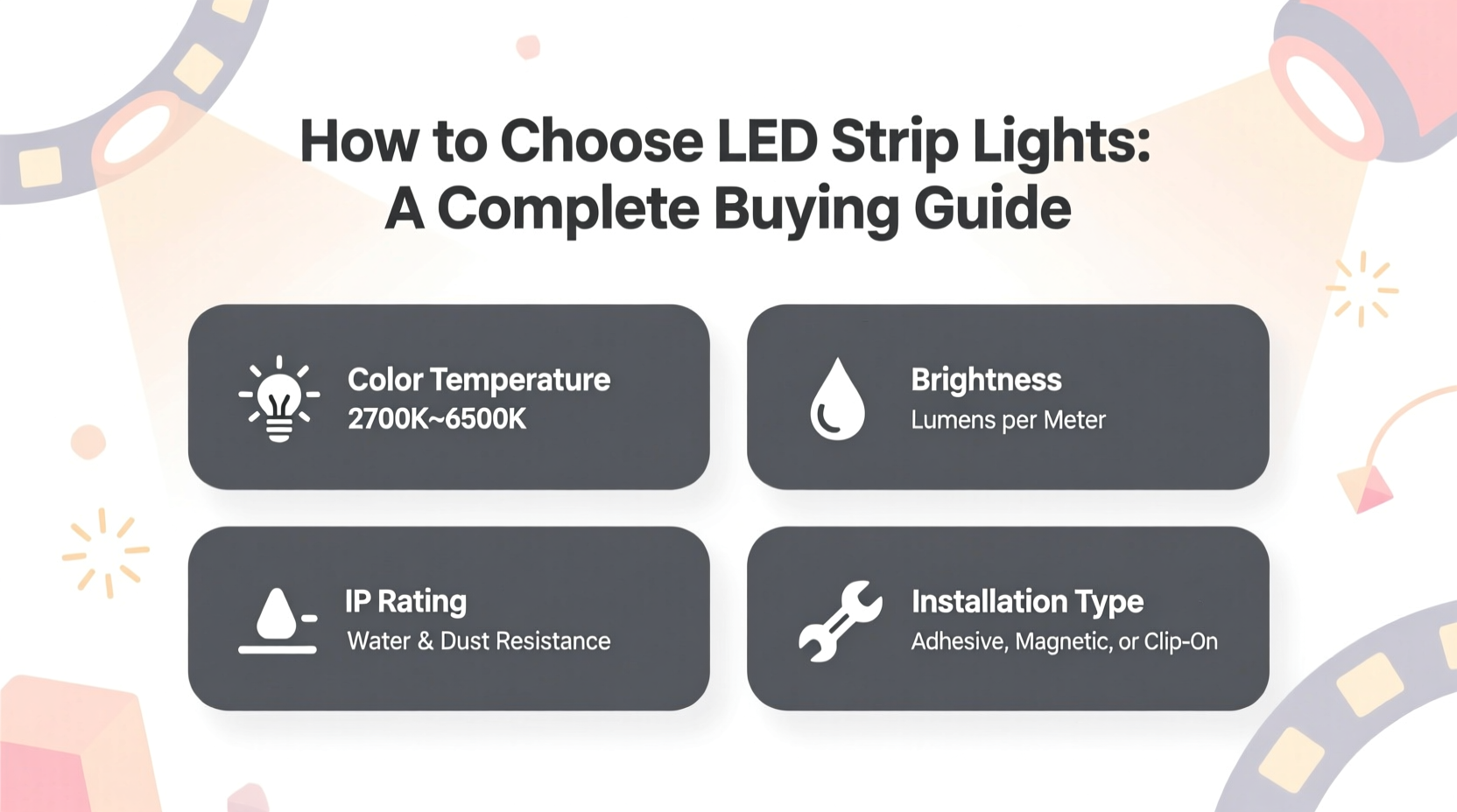How to Choose LED Strip Lights: A Complete Buying Guide