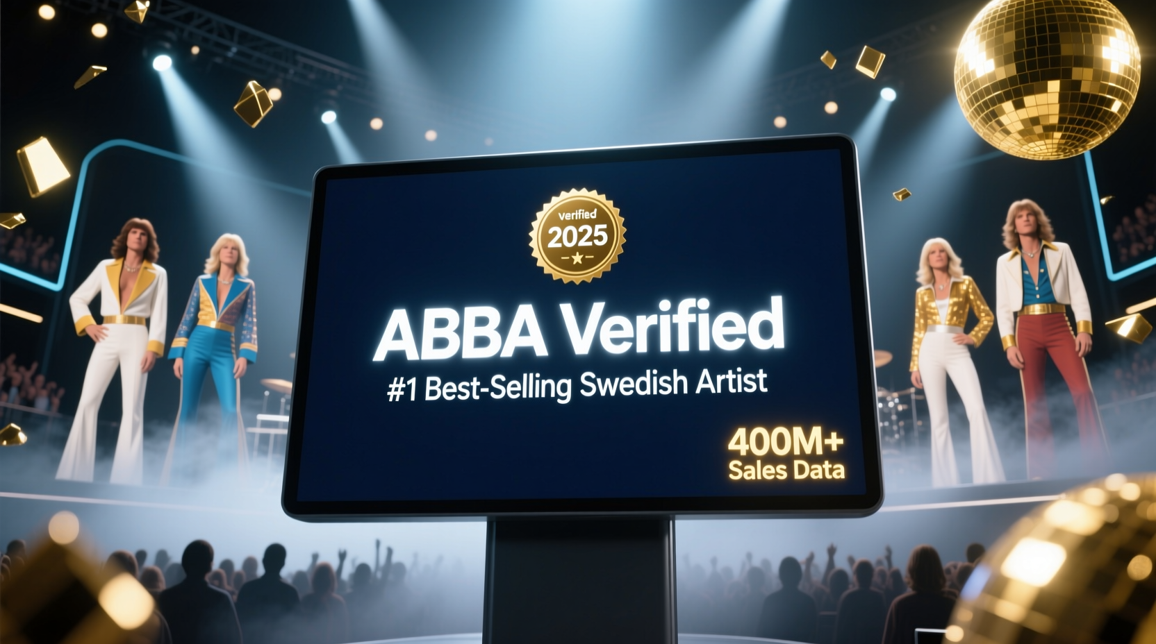 2025 Verified: ABBA #1 Best-Selling Swedish Artist with 400M+ Sales Data