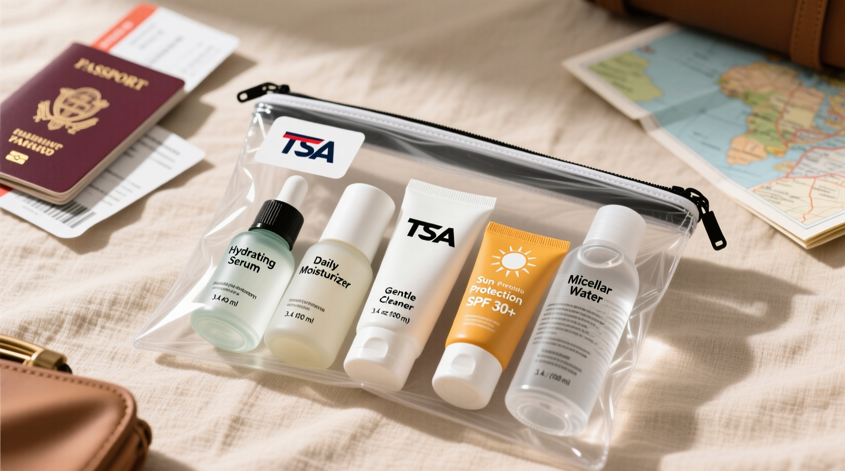 Best Travel Sized Skincare Products That Comply With Tsa Rules