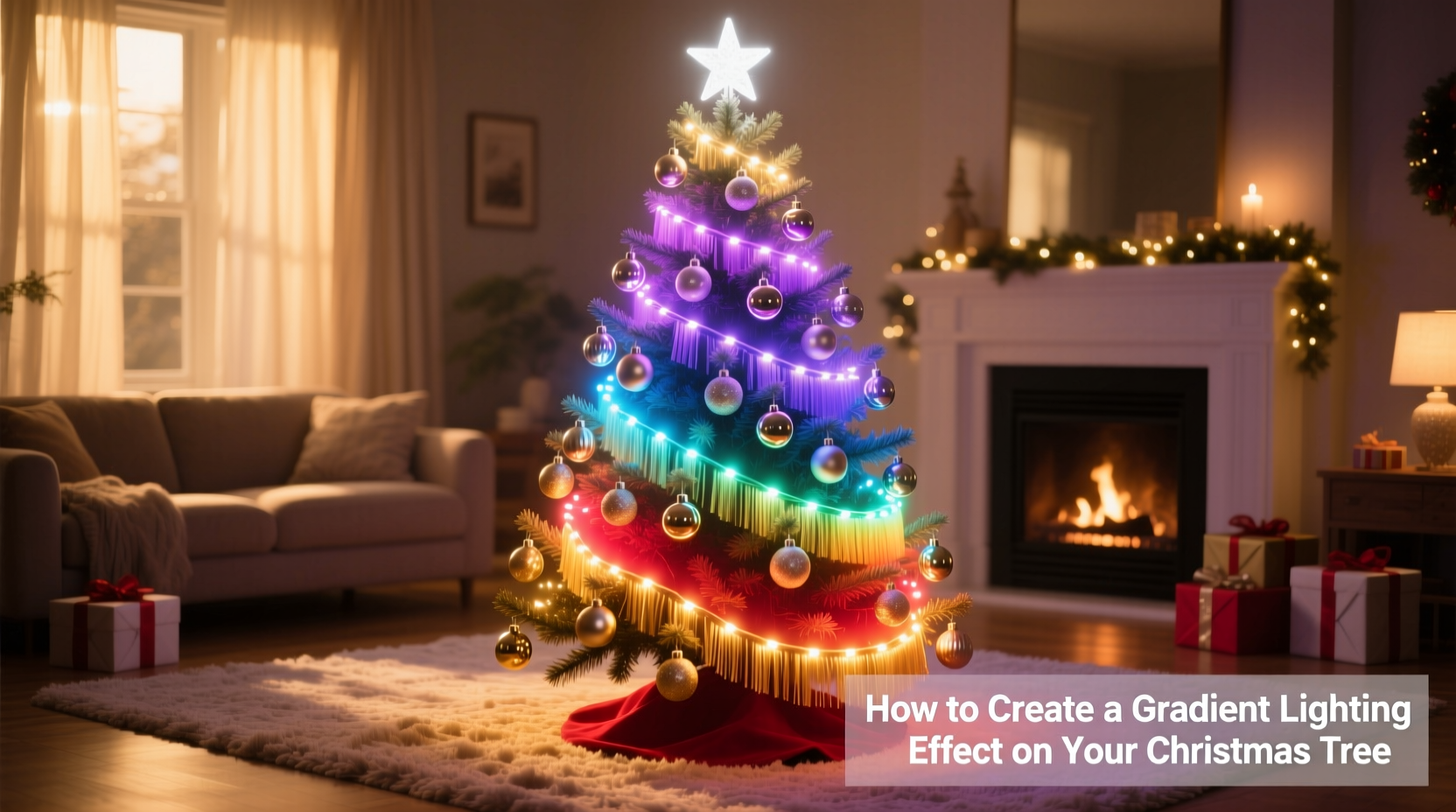How To Create A Gradient Lighting Effect On Your Christmas Tree With ...