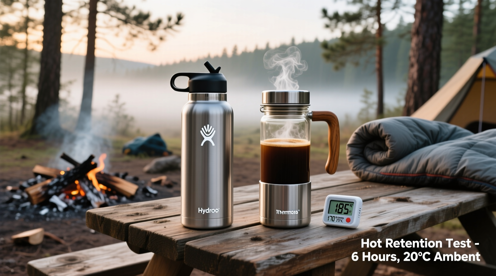 Hydro Flask Vs Thermos Which Keeps Drinks Hotter For Longer On Camping Trips