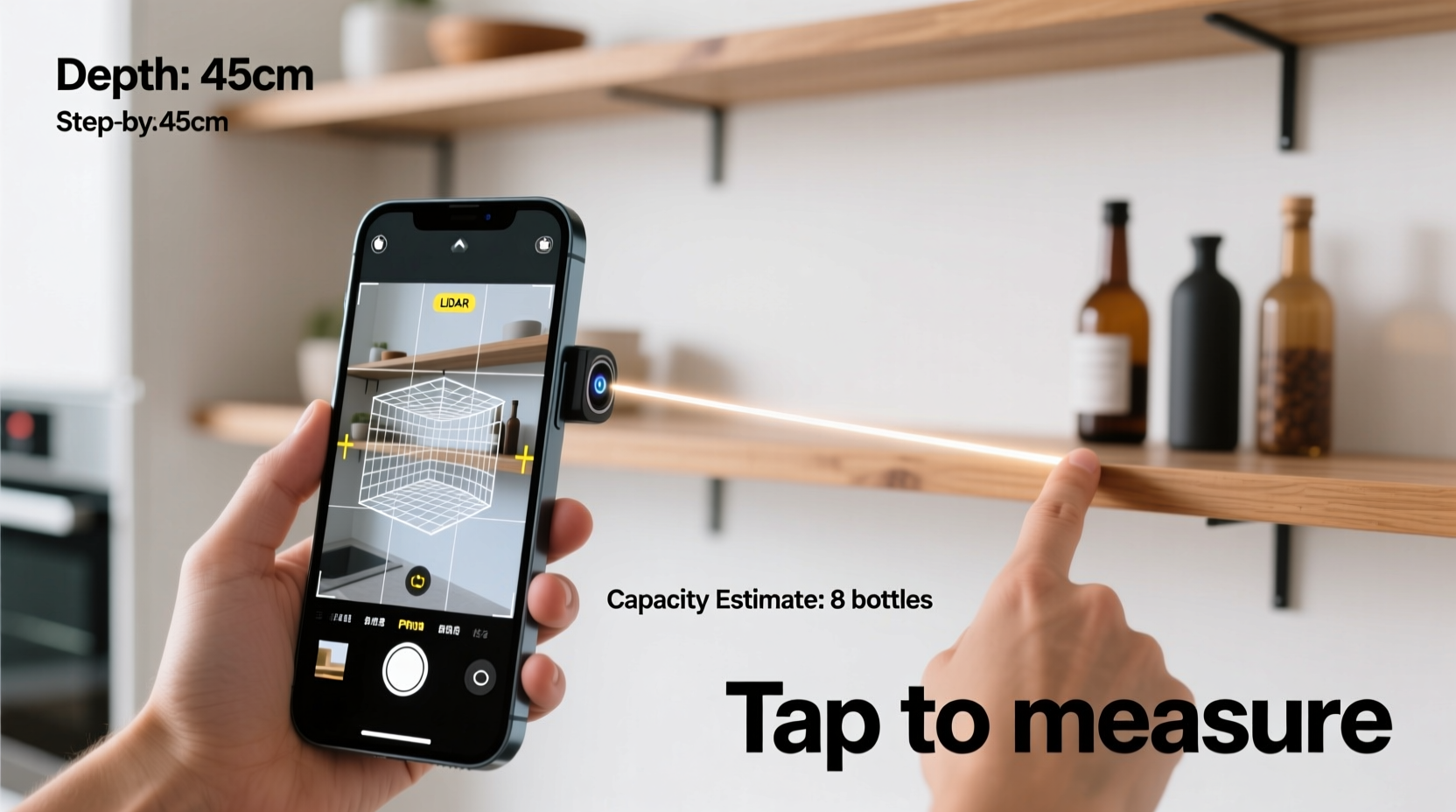 How To Use Your Iphone Lidar Scanner To Measure Bar Shelf Capacity