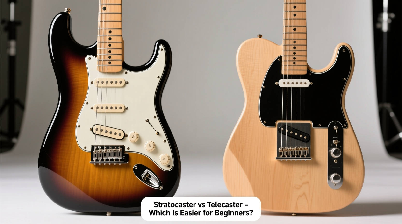 Fender Stratocaster Vs Telecaster Which One Is Actually Easier For ...