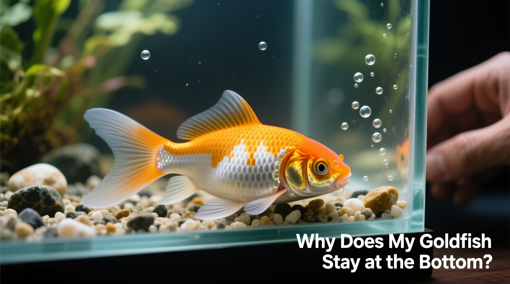 Goldfish Staying At The Bottom Of Tank