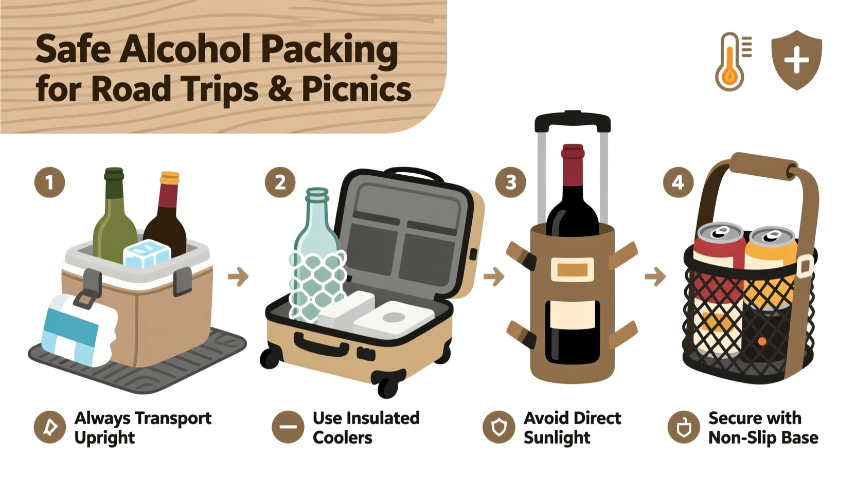 How To Pack Alcohol Safely For Road Trips And Picnics