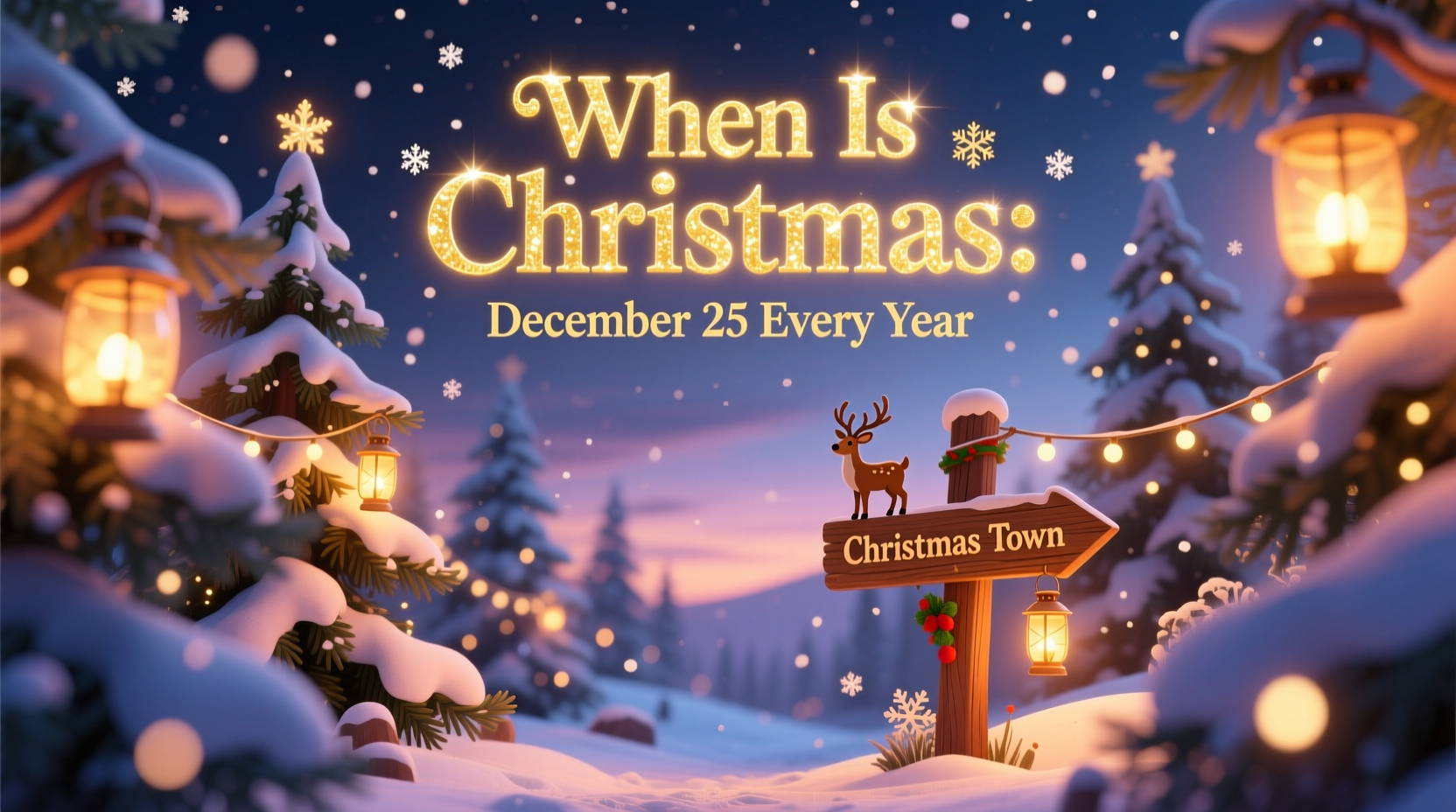 When Is Christmas: December 25 Every Year