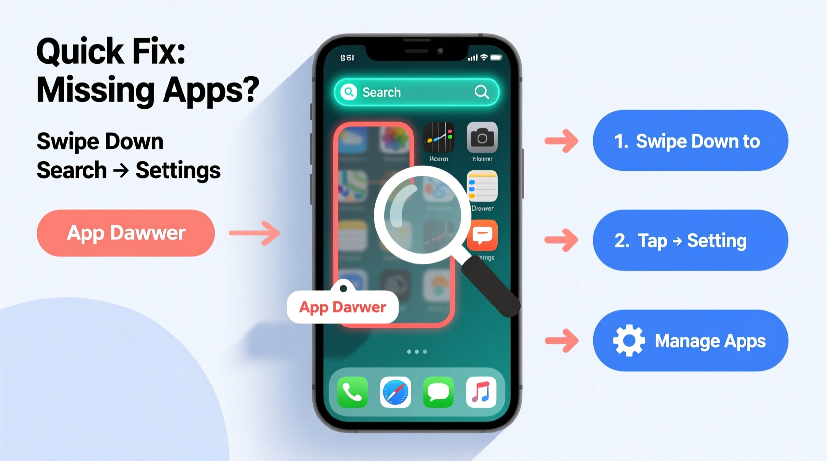 How To Quickly Find Missing Apps On Your Smartphone Home Screen Tricks