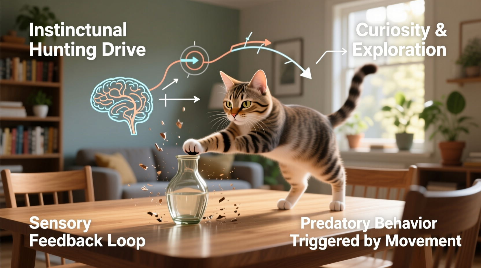 Why Do Cats Knock Things Off Tables Science Behind The Chaotic Habit