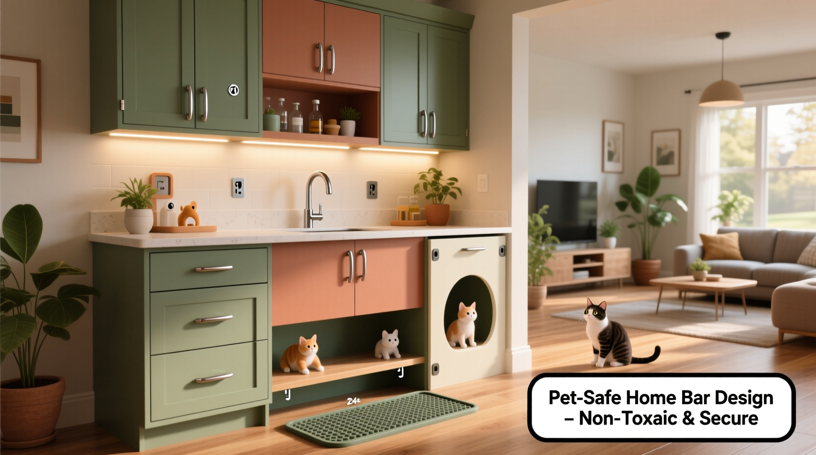 How To Build A Pet-safe Home Bar With Latch Mechanisms And Non-toxic ...