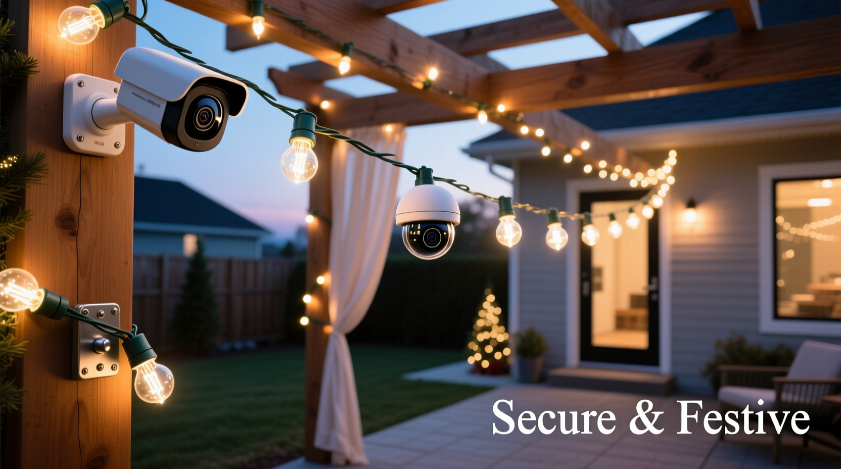 How To Attach Mini Cameras To Christmas Lights For Security Views