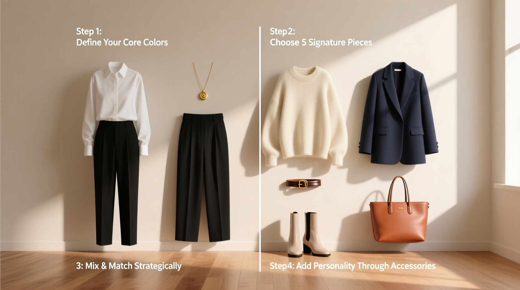 Step By Step Guide To Building A Minimalist Capsule Wardrobe That Never ...