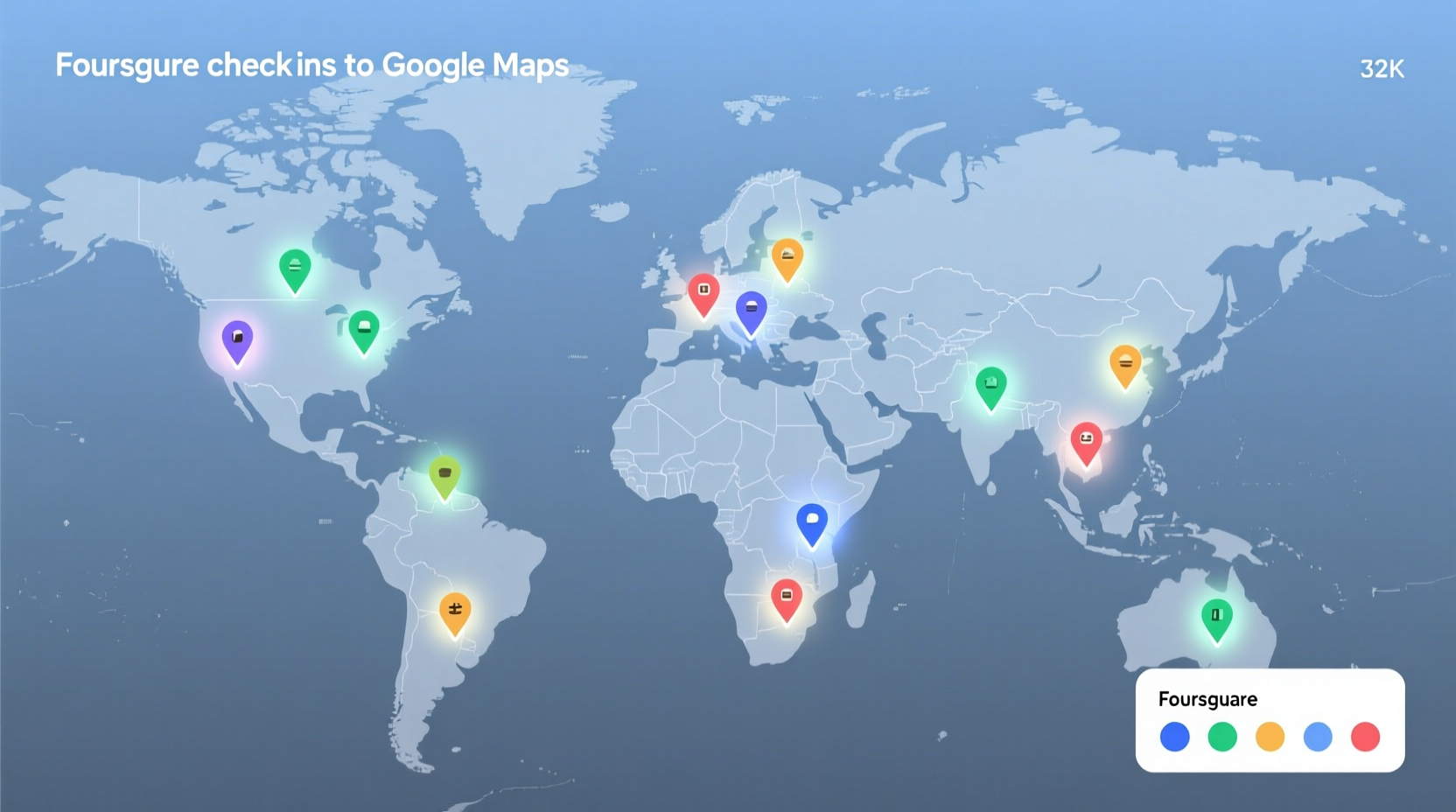 How to Map Your Foursquare Check-Ins to Google Maps (Step-by-Step)