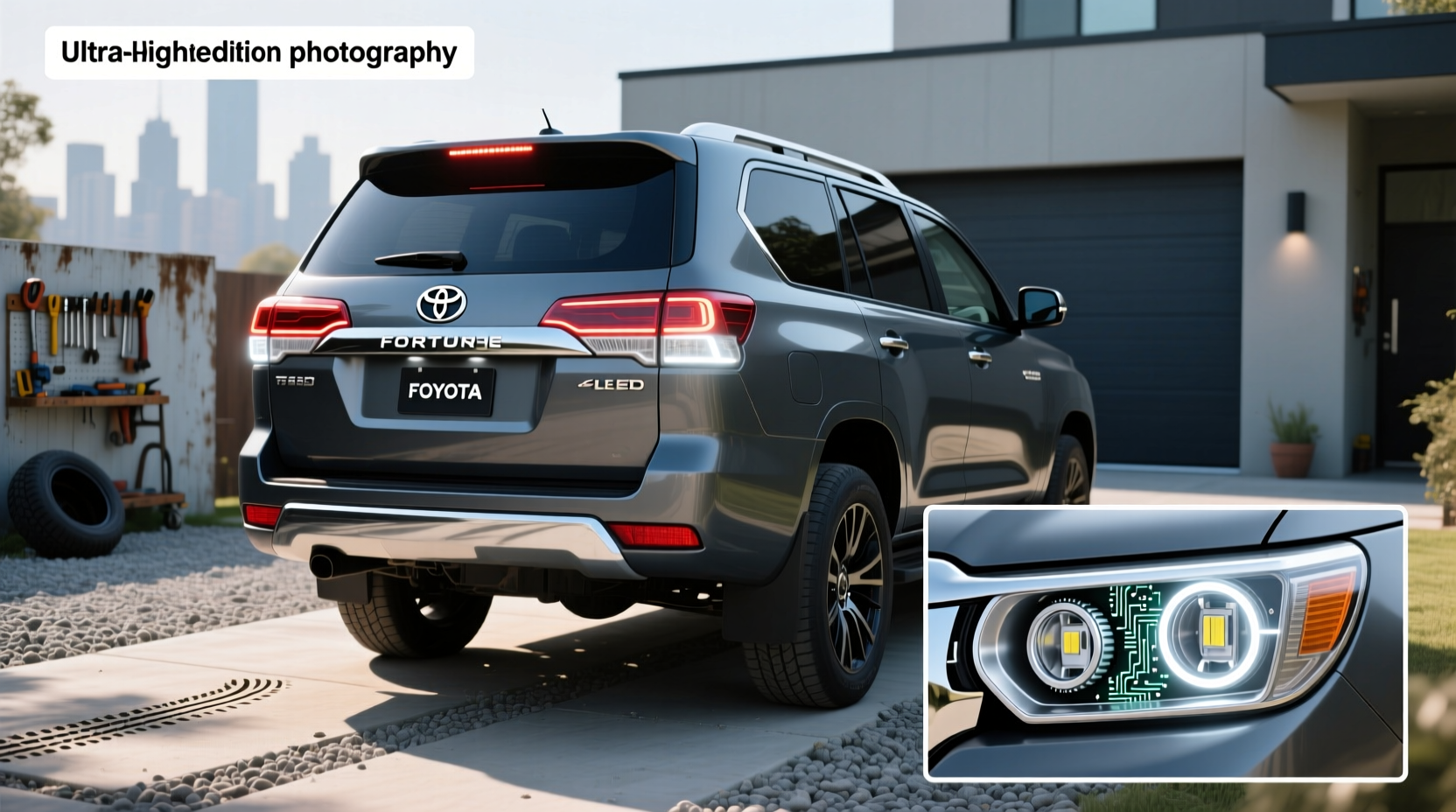 How to Choose Toyota Fortuner LED Tail Light, Headlight Bulb Buying Guide