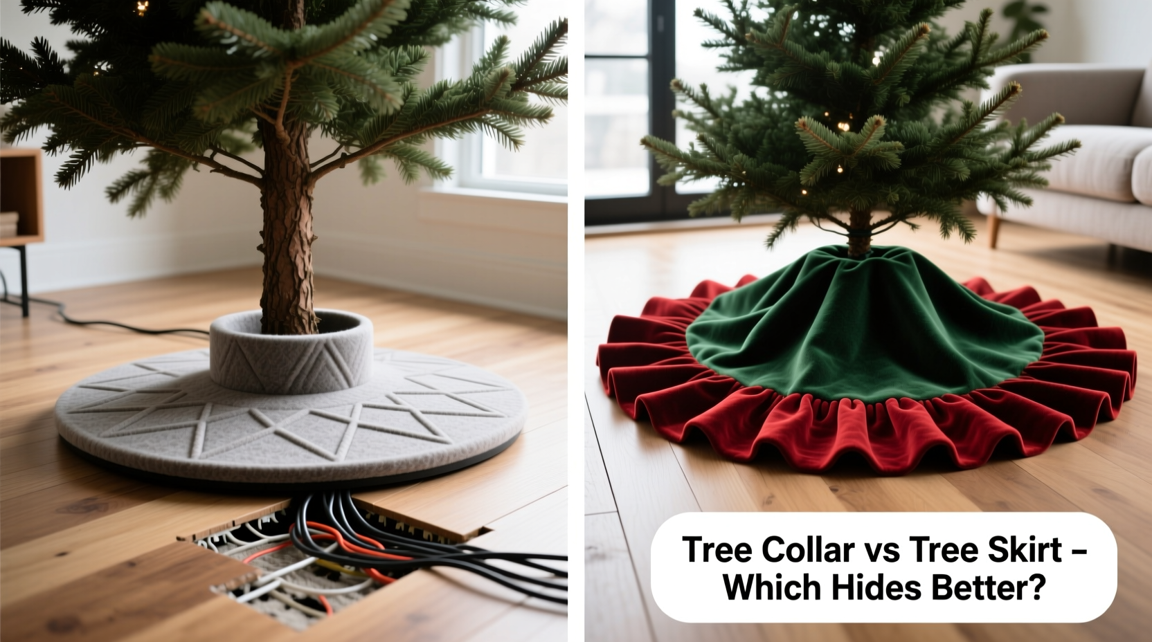 Christmas Tree Collar Vs Skirt