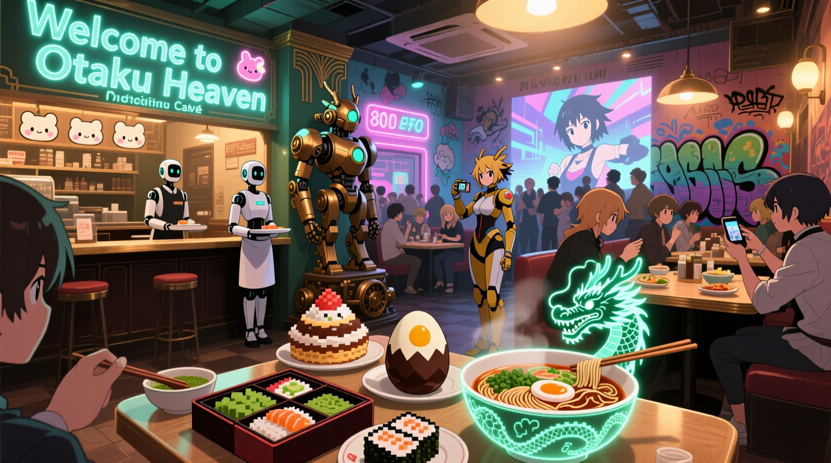 Anime Cafes Around The World Where Fans Can Eat Themed Meals And Meet ...