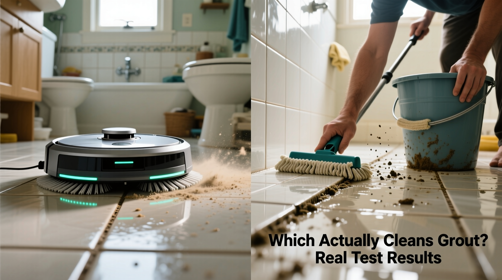 Robot Mop Vs Manual Mopping Which Actually Gets Grout Lines Clean