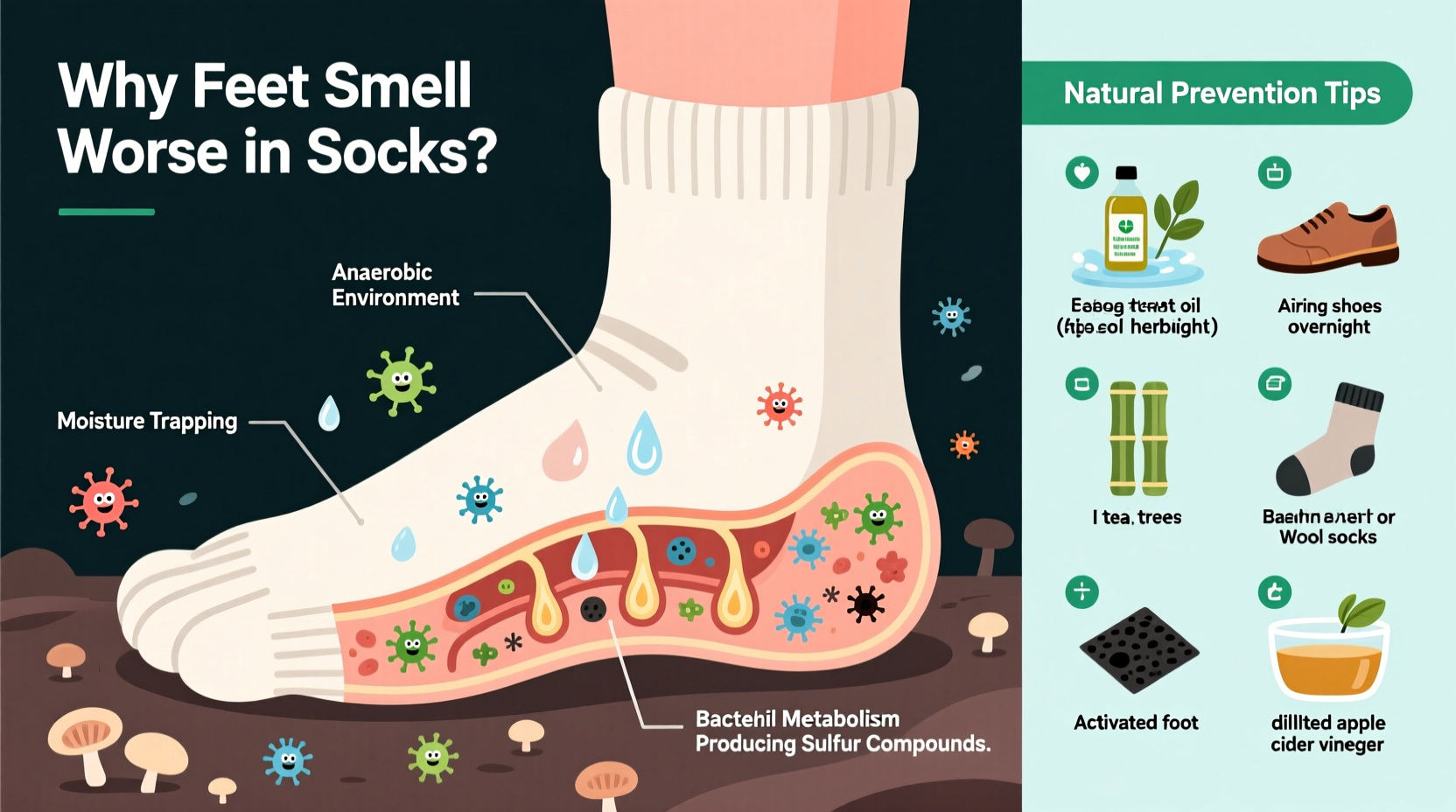 Why Do Feet Smell Worse In Socks And How To Prevent Odor Naturally