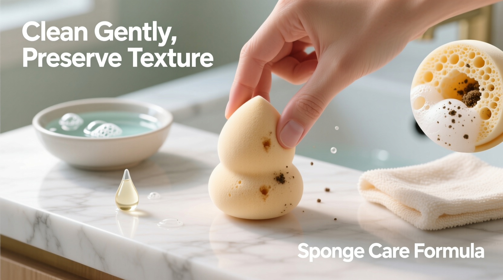 How To Clean A Makeup Sponge Without Ruining Its Texture