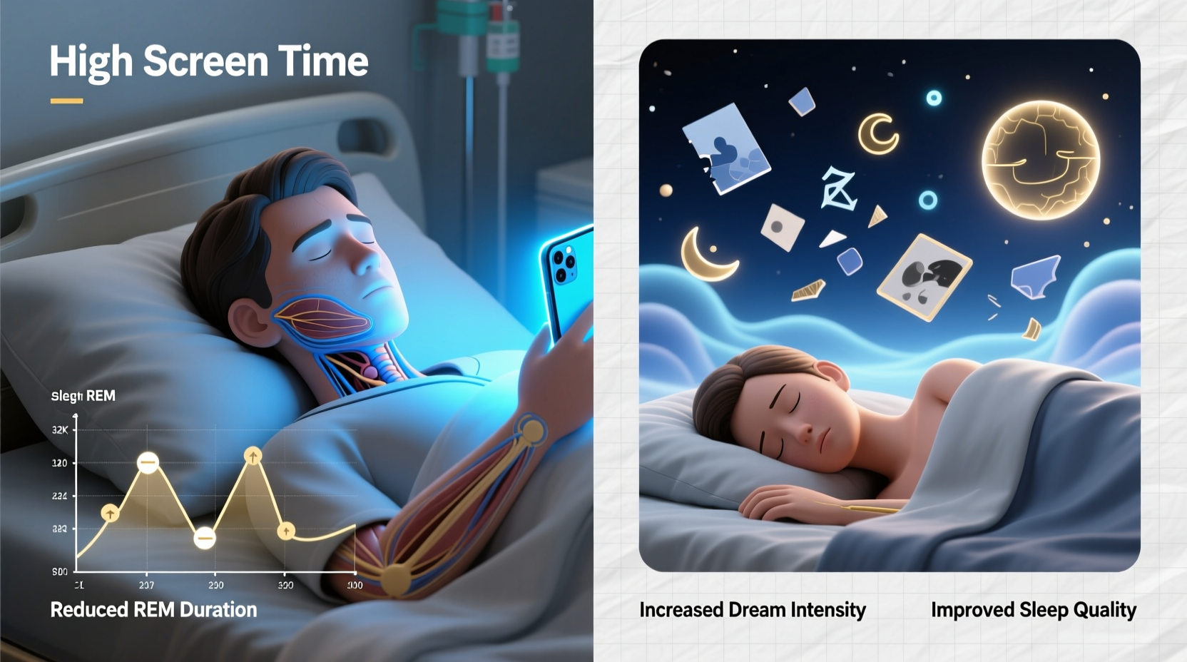 Does Screen Time Before Bed Affect Dream Intensity And Sleep Quality