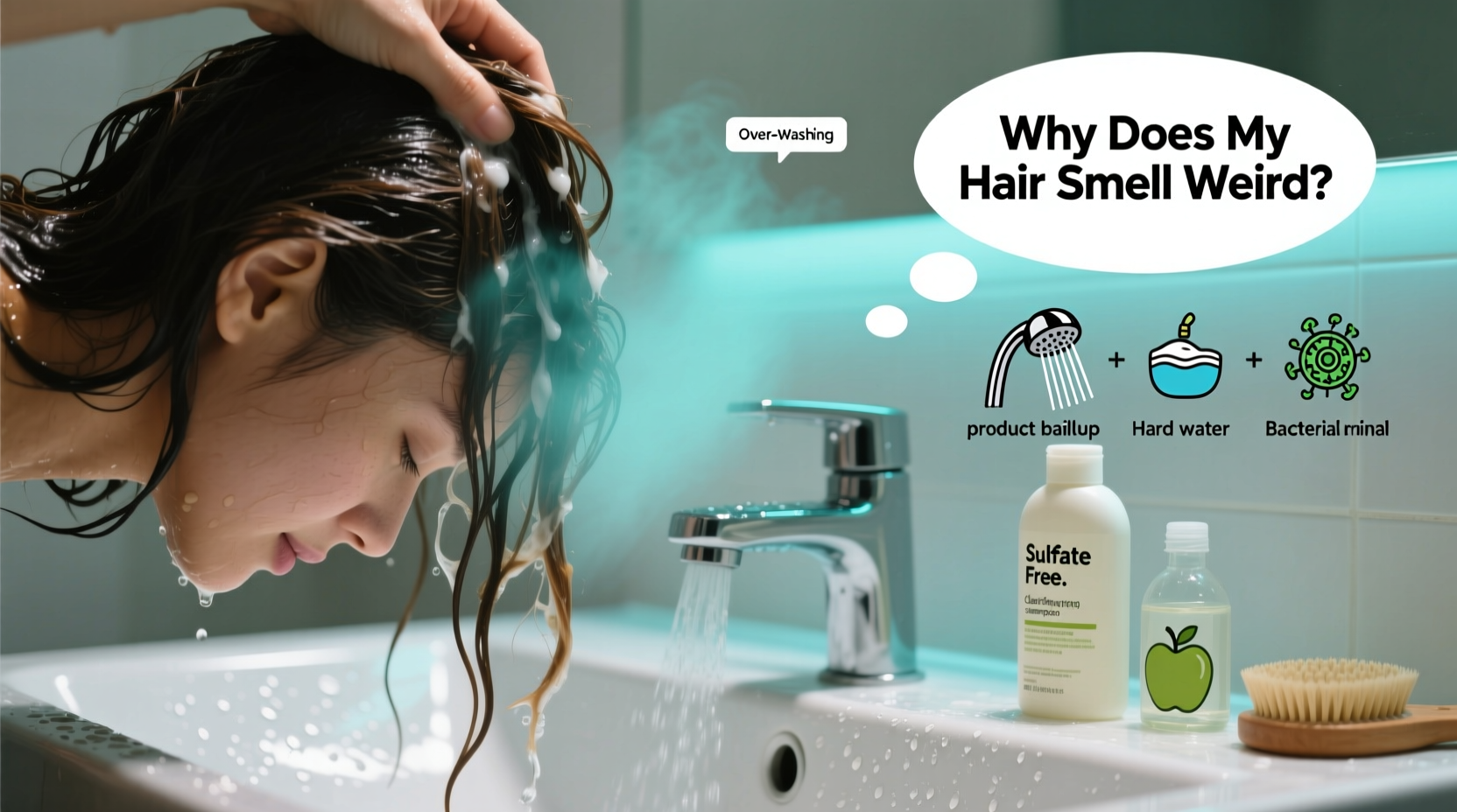 Why Does My Hair Smell Weird After Washing And How To Fix The Odor