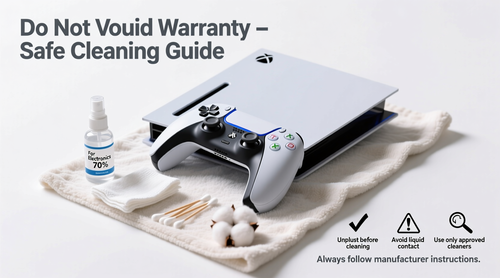 How To Safely Clean A Gaming Console Without Voiding The Warranty