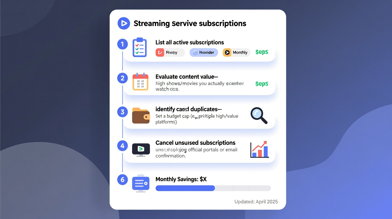 Step By Step Guide To Organizing Your Streaming Service Subscriptions