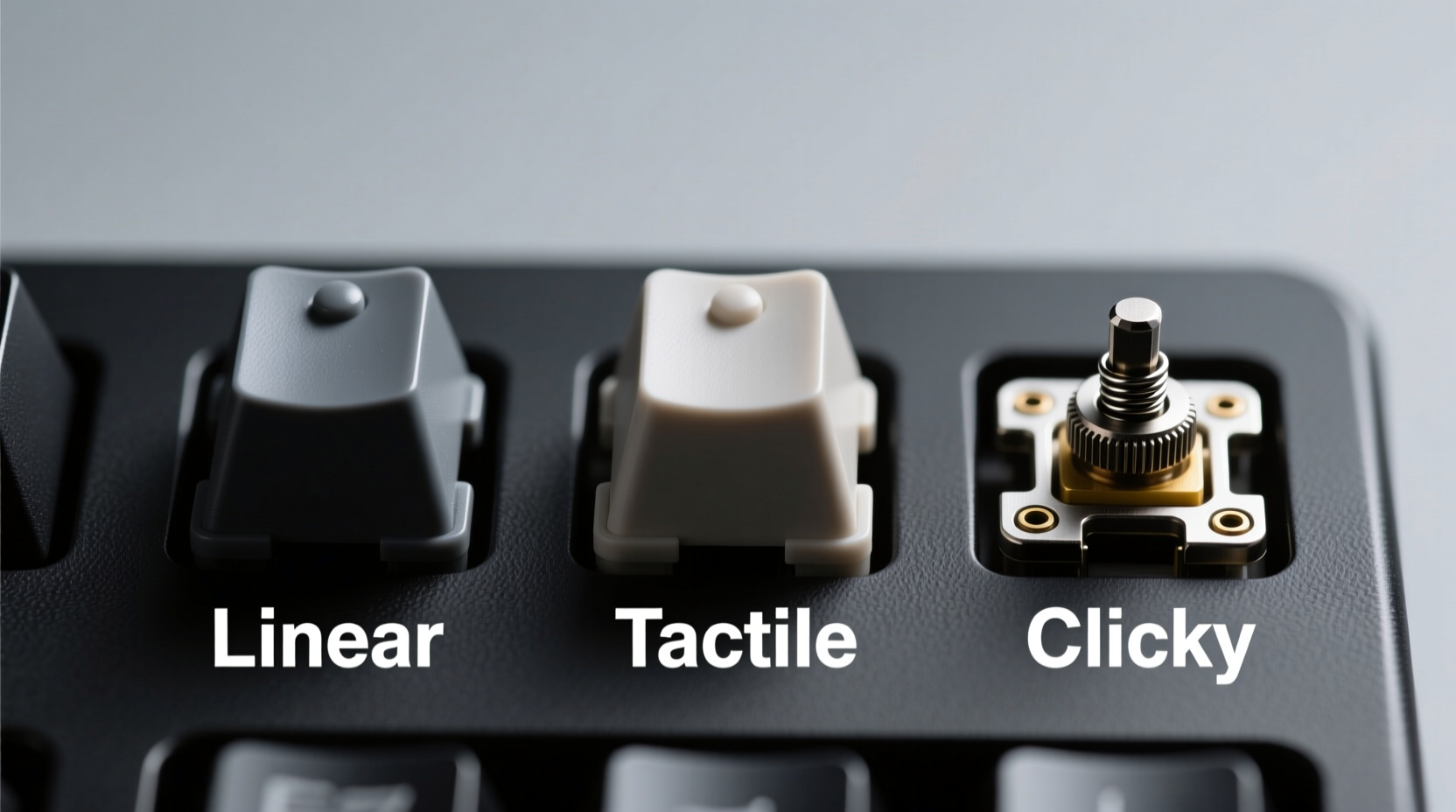 Mechanical Keyboard Switches Compared Linear Vs Tactile Vs Clicky For ...