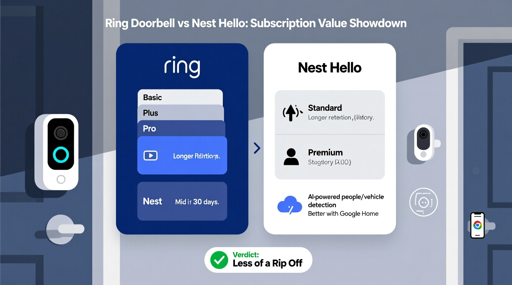 Ring Doorbell Vs Nest Hello Which Subscription Model Is Less Of A Rip Off