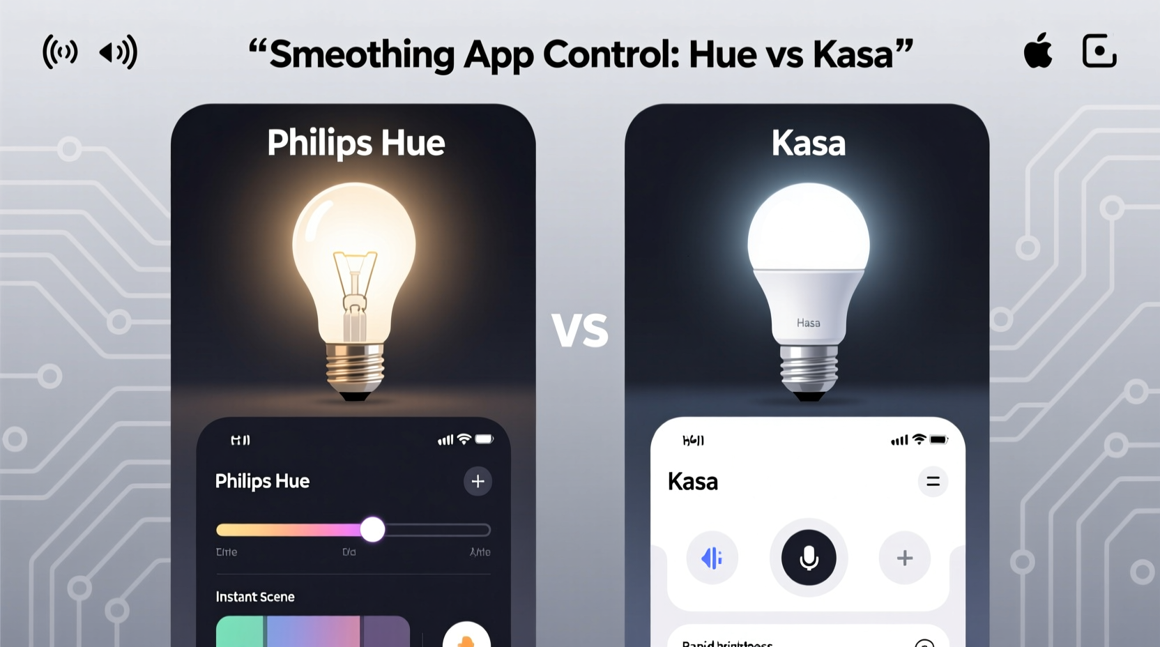 Smart Bulb Brands Philips Hue Vs Kasa Which Offers Smoother App Control