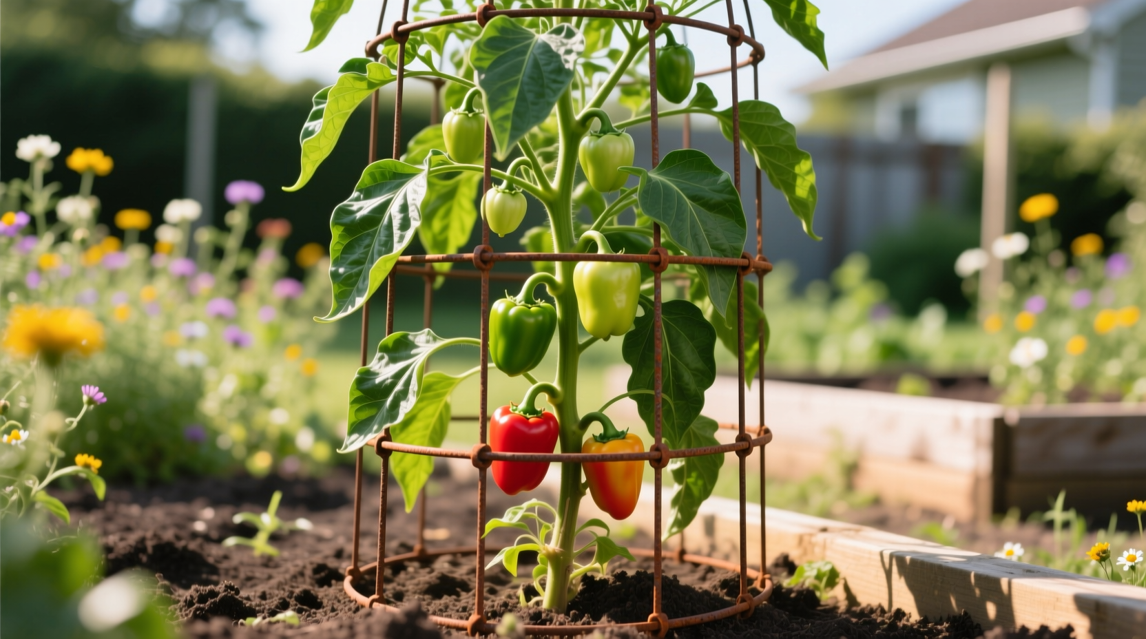 Tomato Cages for Pepper Plants: What Works & What Doesn't