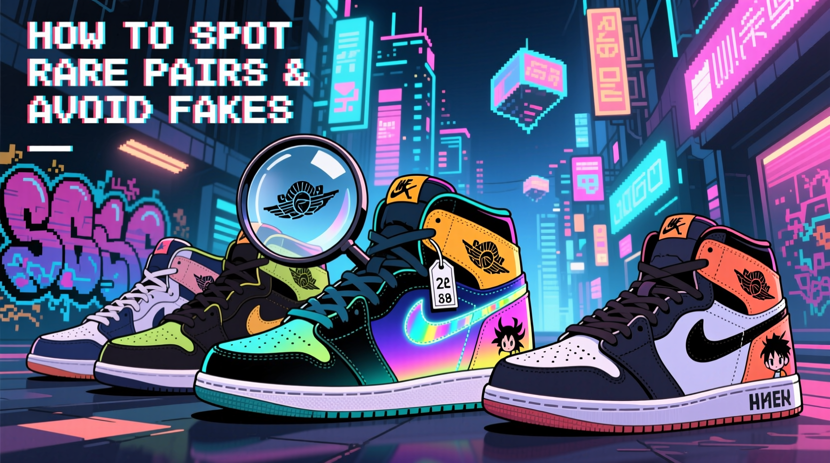 Anime Sneakers Collection How To Spot Rare Pairs And Avoid Fakes