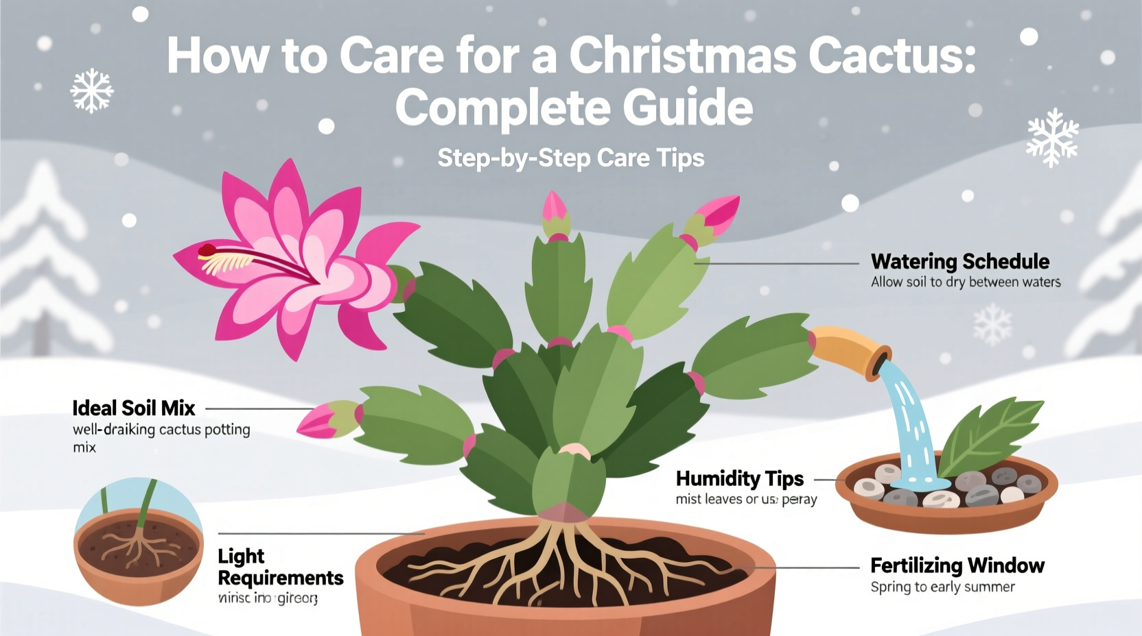 How to Care for a Christmas Cactus: Complete Guide