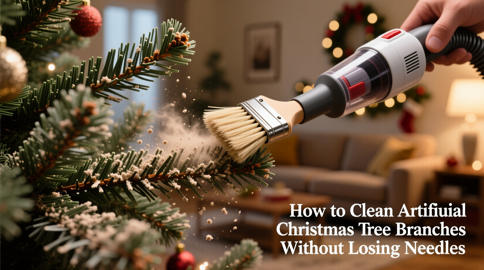 How To Clean Dusty Artificial Christmas Tree Branches Without Losing ...
