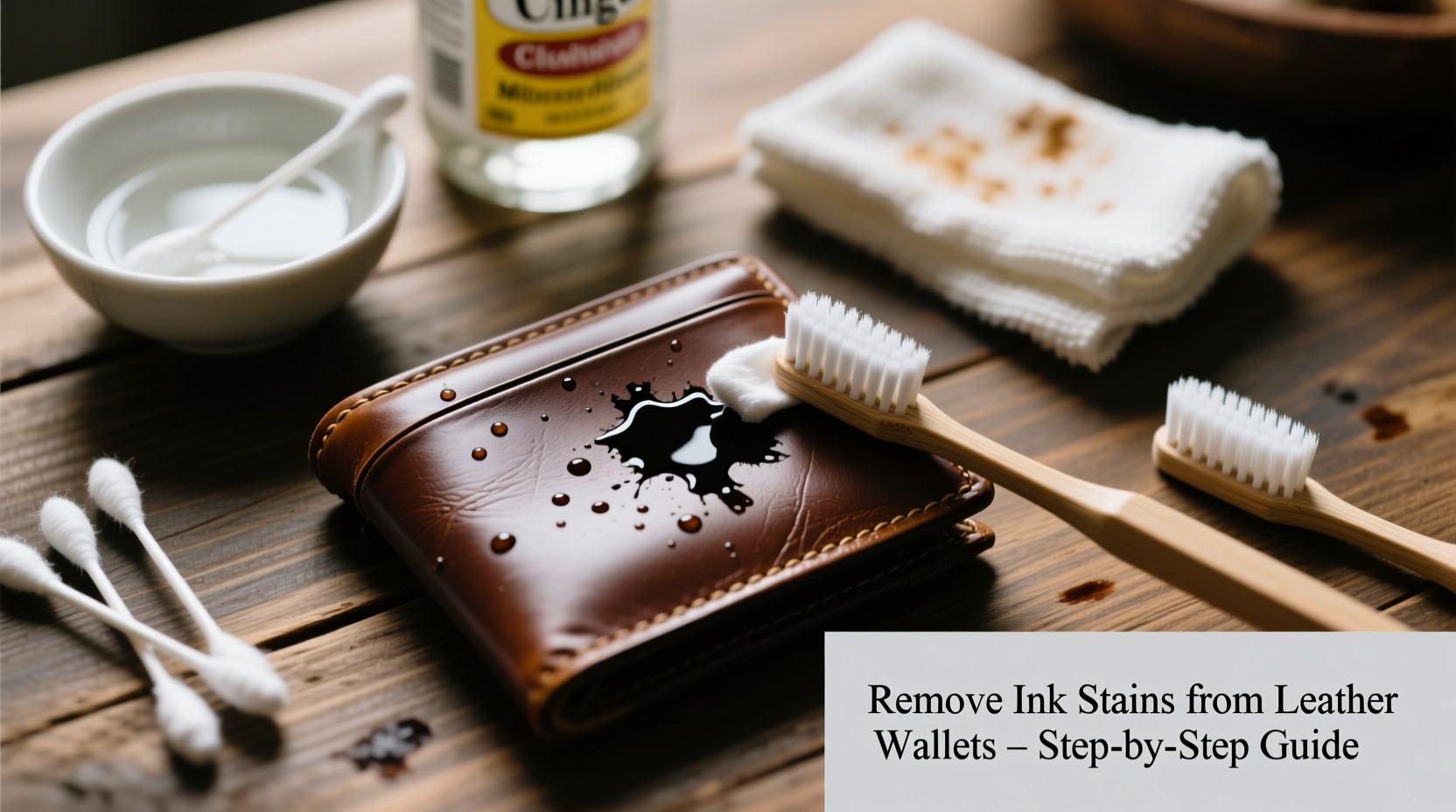 How To Remove Ink Stains From Leather Wallets Using Common Household Items