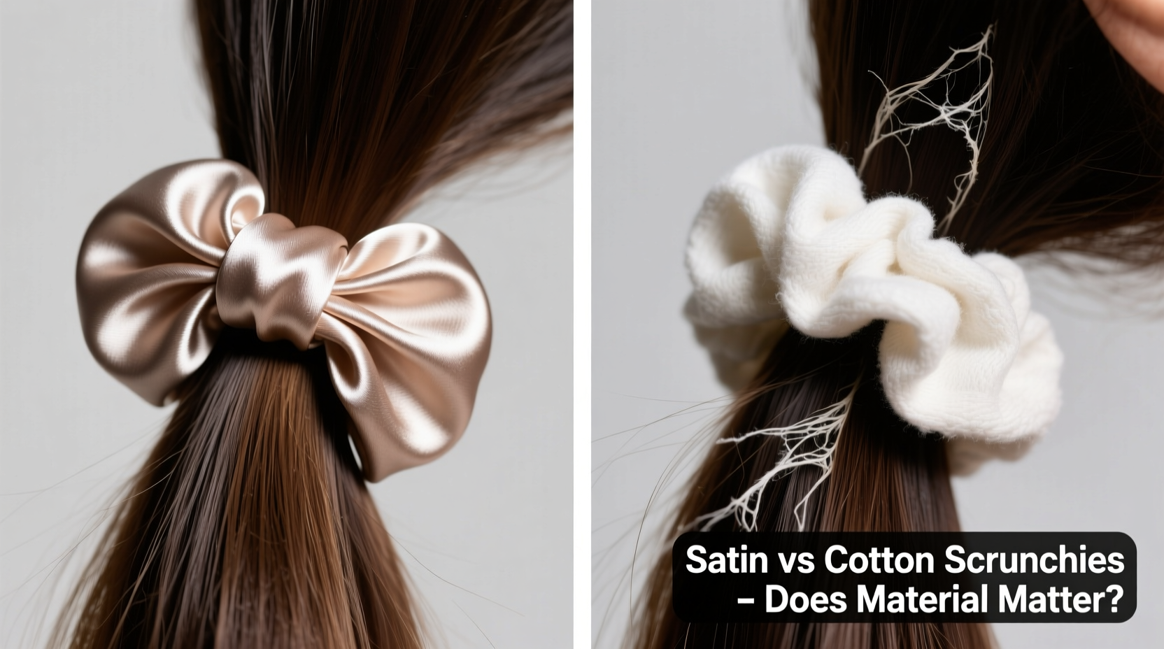 Satin Vs Cotton Scrunchies Do They Really Prevent Hair Breakage