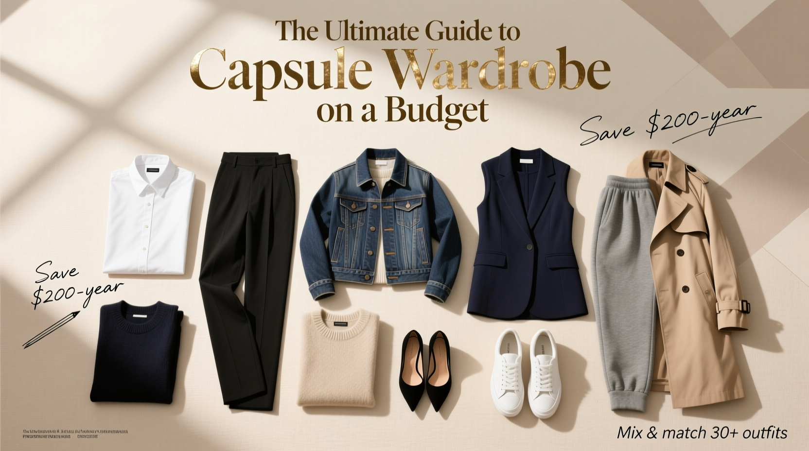 The Ultimate Guide To Building A Capsule Wardrobe On A Budget