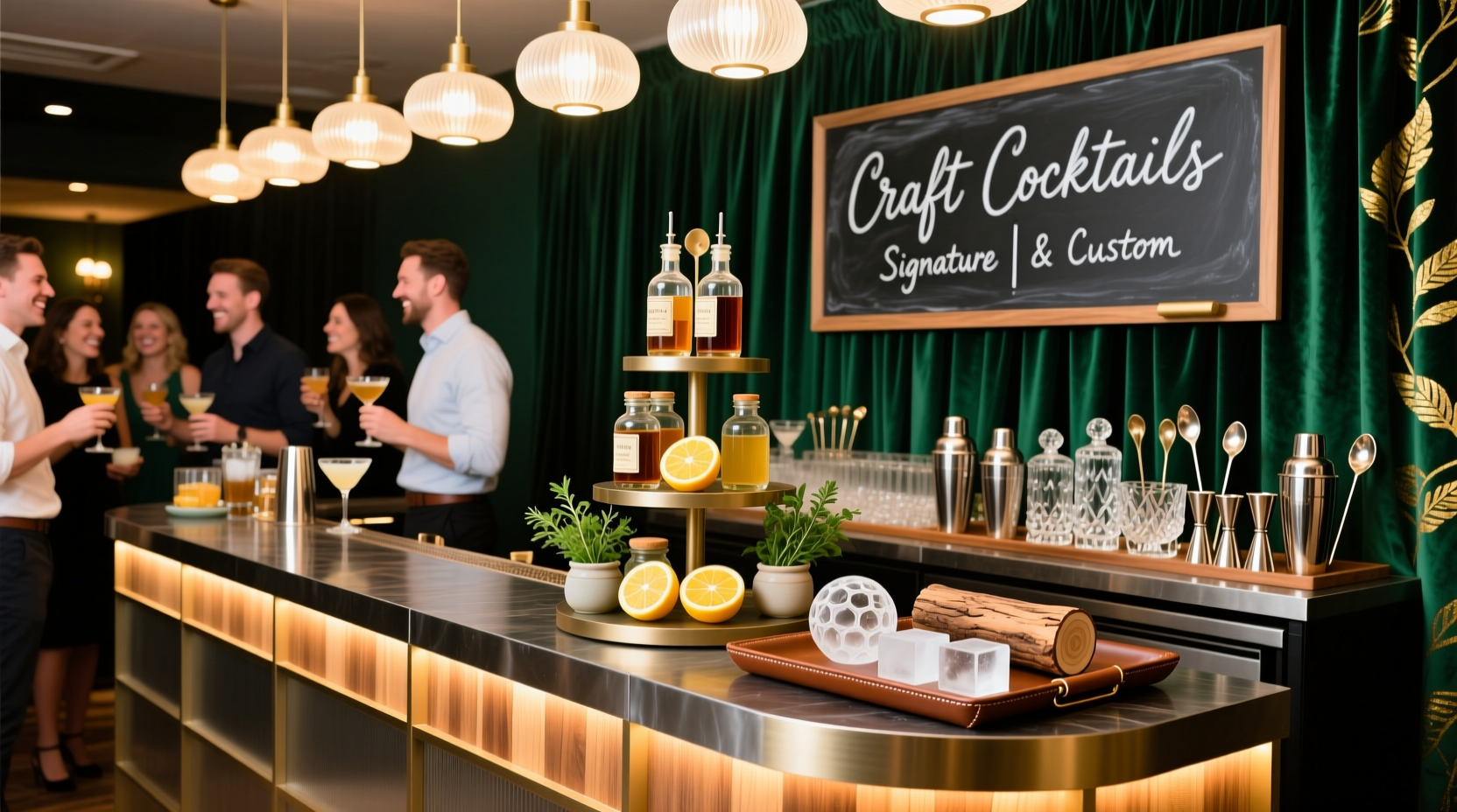 How To Style A Drink Station At A Party Like A Pro Mixologist