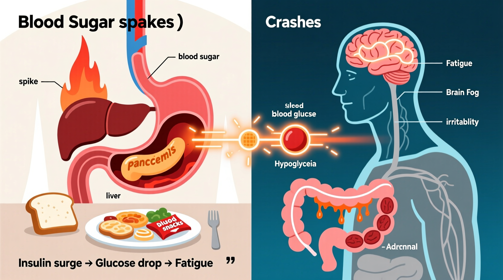 Why Do I Feel Tired After Eating Blood Sugar Spikes And Foods That Cause Energy Crashes