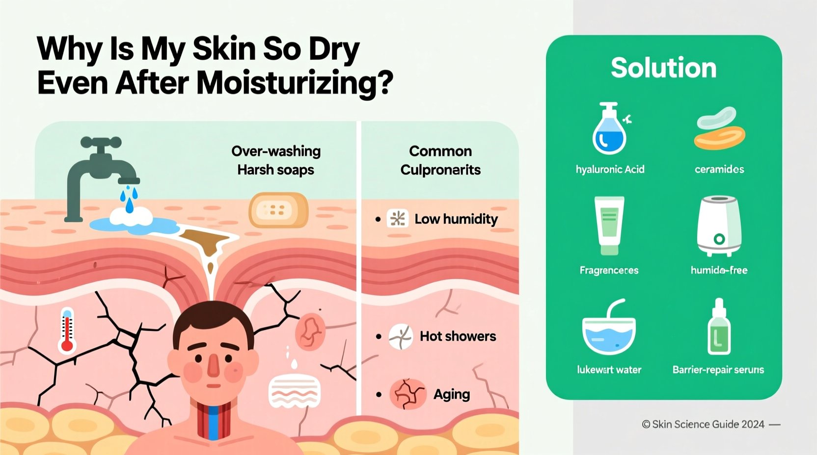 Why Is My Skin So Dry Even After Moisturizing Common Culprits And Solutions