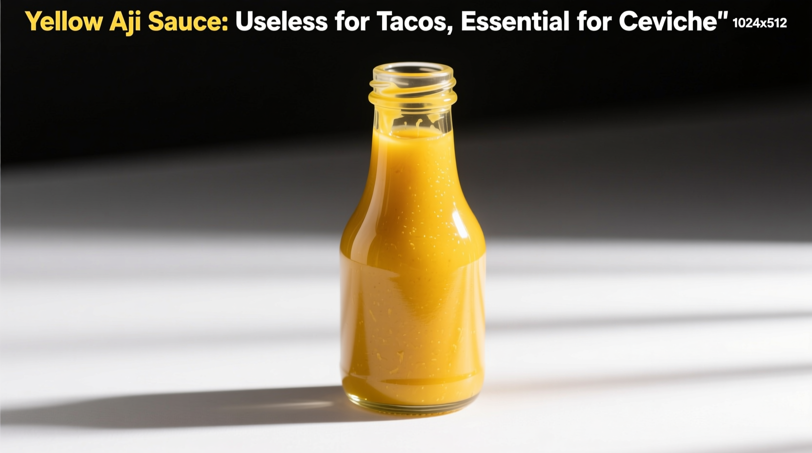 Yellow Aji Sauce: Useless for Tacos, Essential for Ceviche