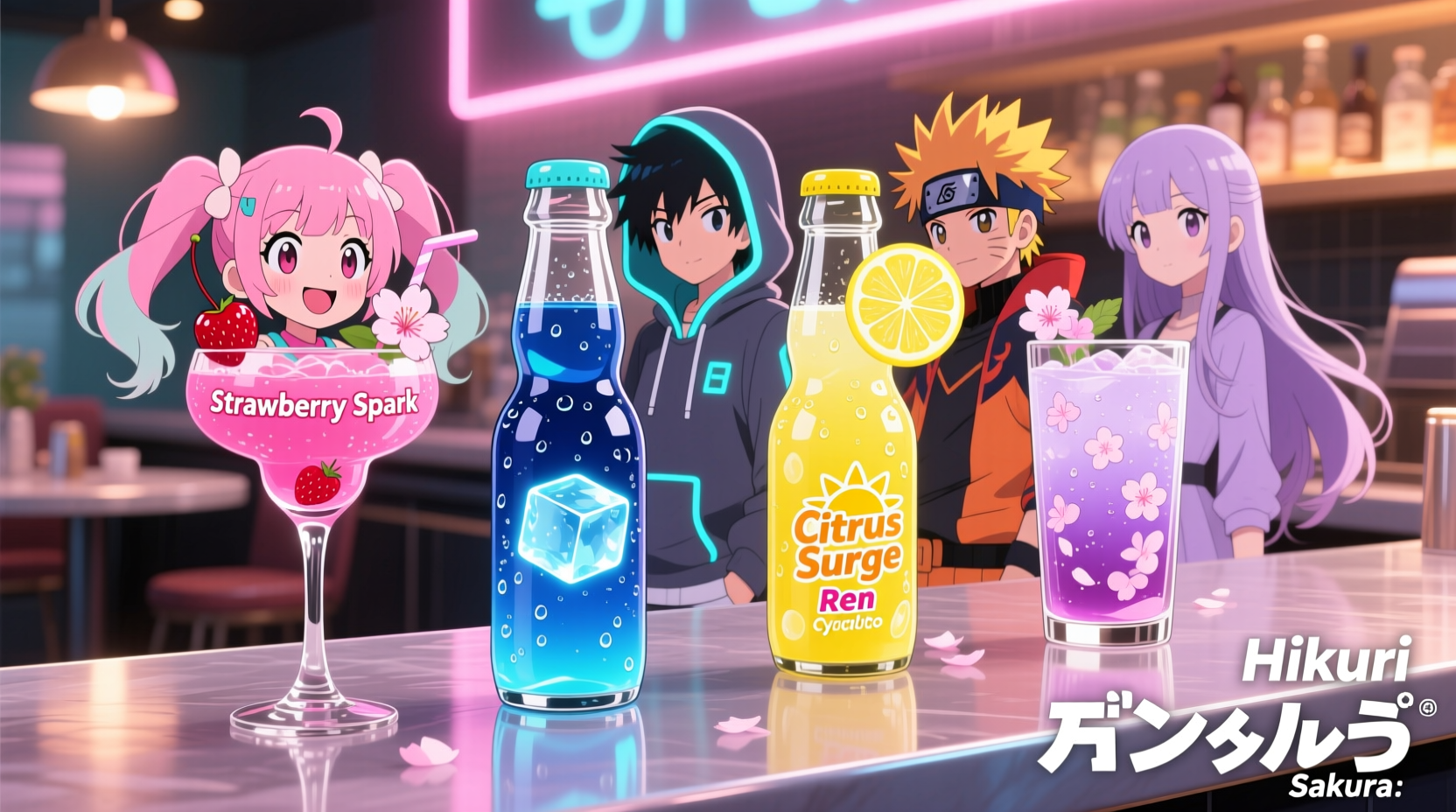 Anime-inspired Ramune Soda Cocktails How To Match Flavors With Characters